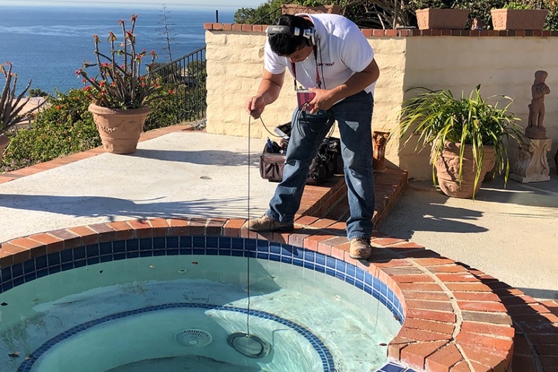 Get A Non-Invasive Leak Detection - CalTech Pools - 818.436.2953